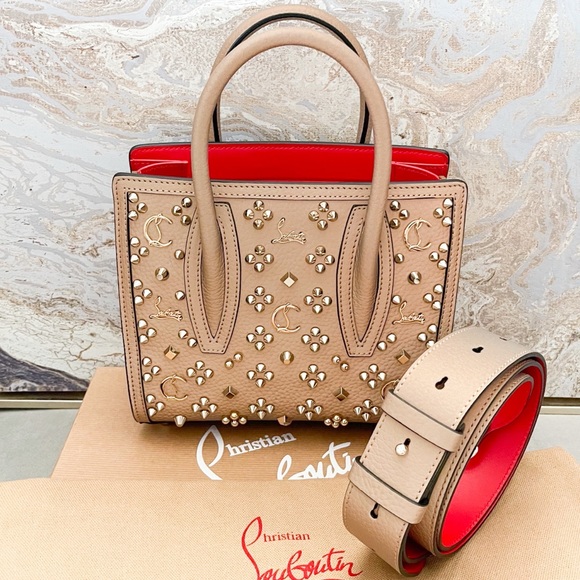 Christian Louboutin | Bags | Christian Louboutin S Mini Shimmer Studded ...